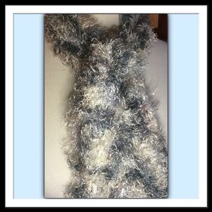 Chiaroscuro Designs | Accessories | Handmade Fluffy Fuzzy Warm Scarf ...